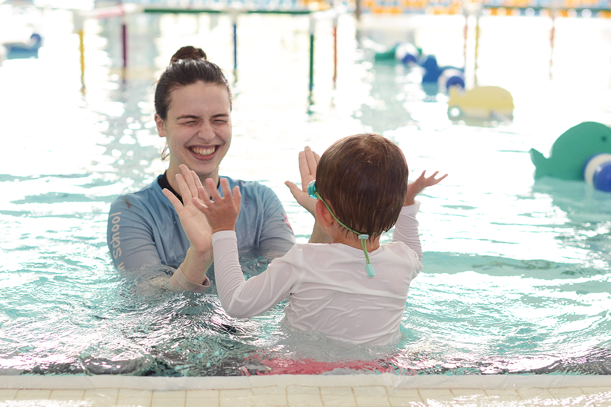 Fundamental water skills, ages 3-5 | Little Otter Swim School